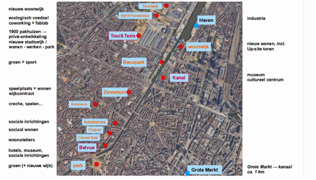 Virtuele wandeling in en rond Molenbeek, het voormalige industriële ...